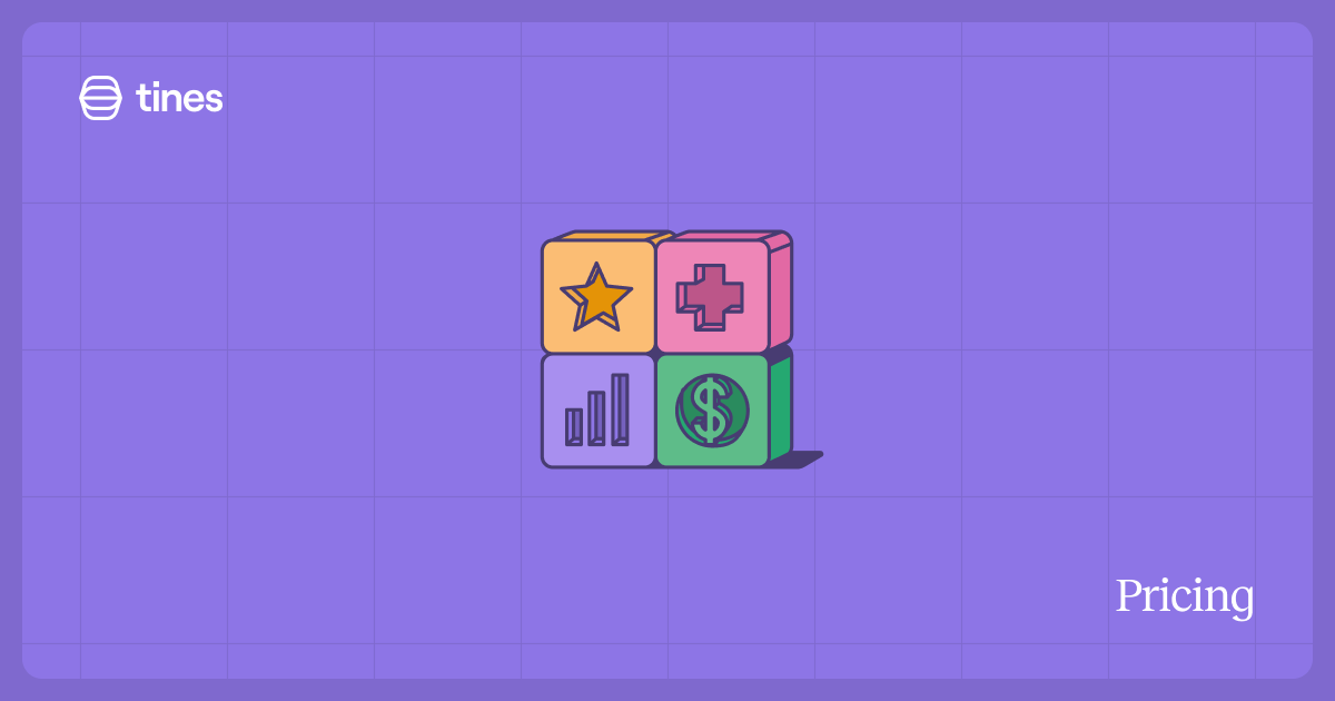 Pricing | Tines